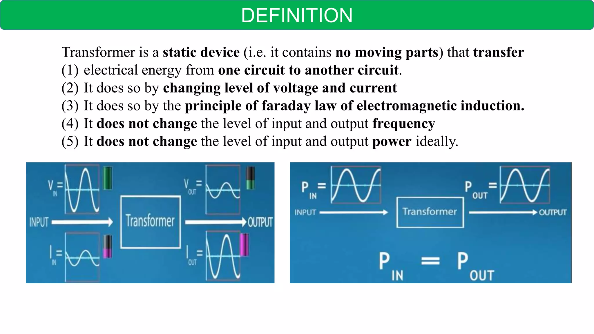 Definition of Transformer|Working principle of transformer |Day 1|Basic ...