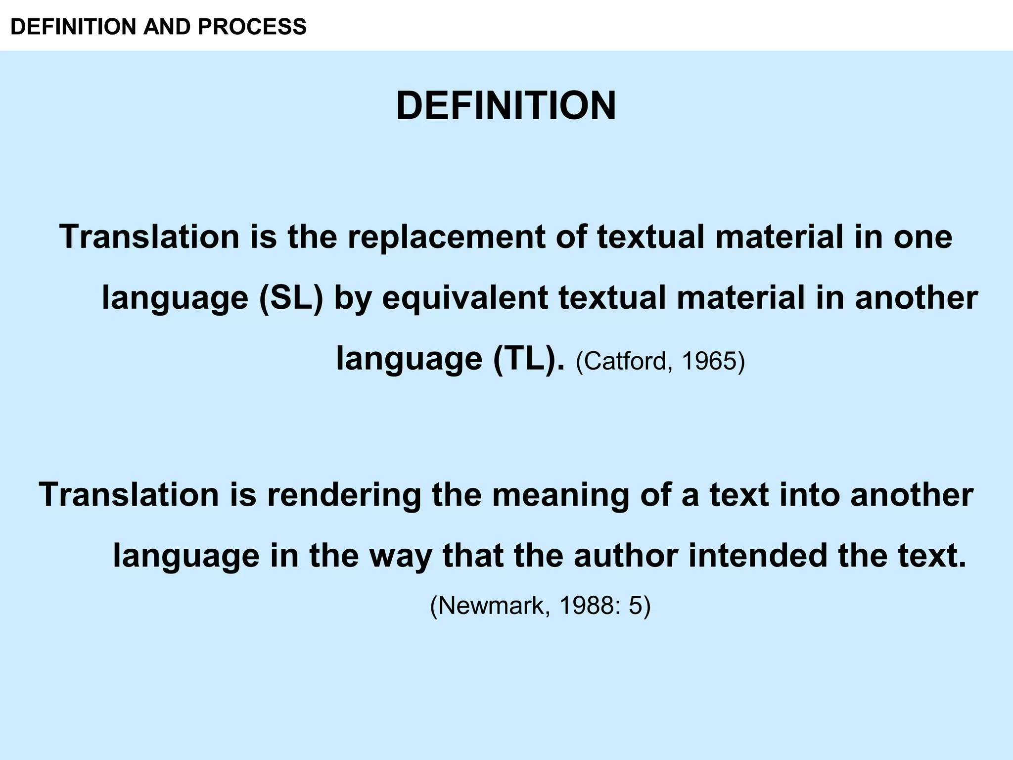 Definition of translation | PPT