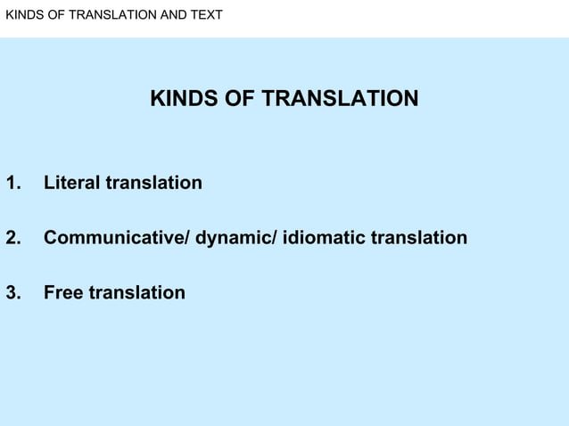 Definition of translation | PPT