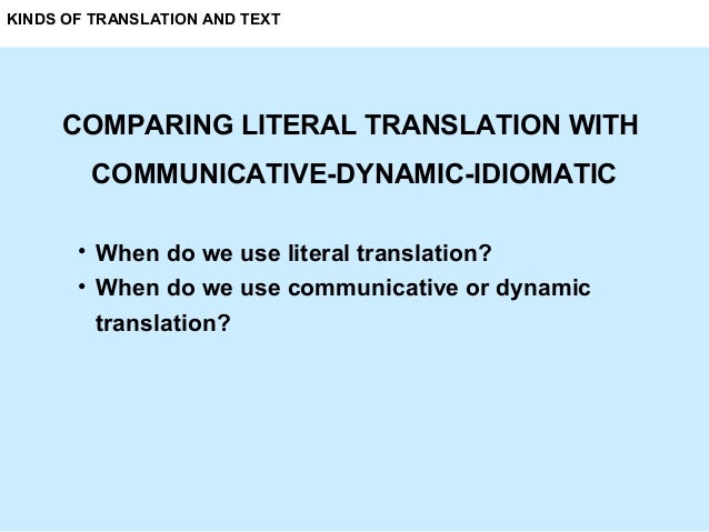 Definition of translation