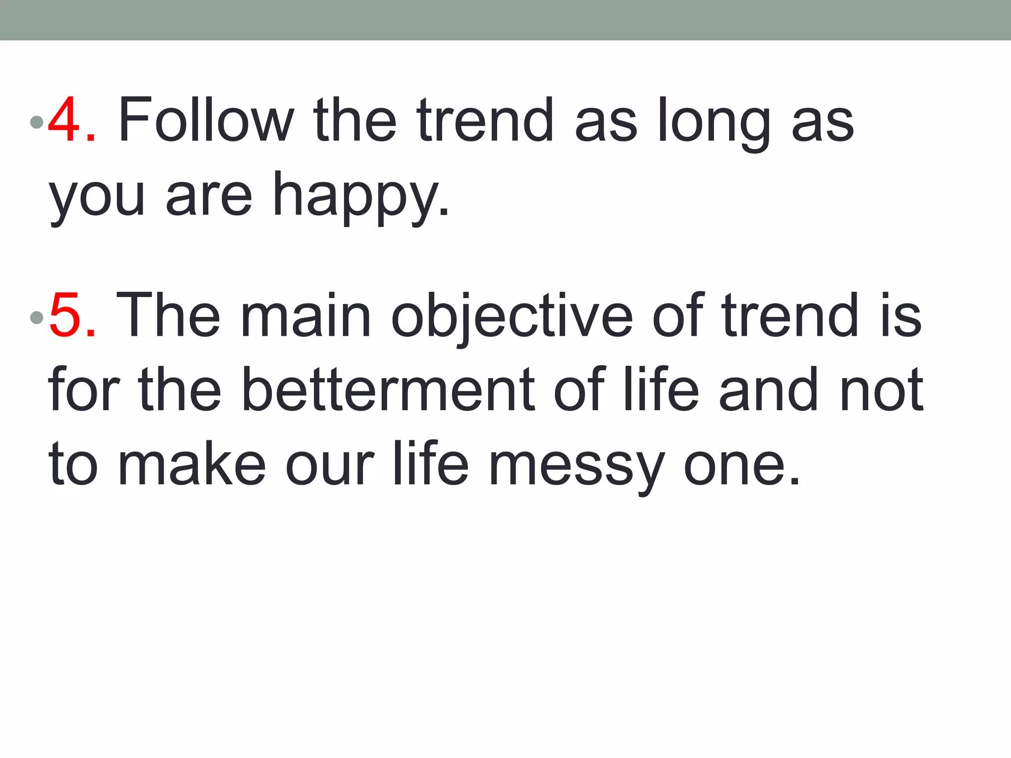 Definition of Trends | PPTX