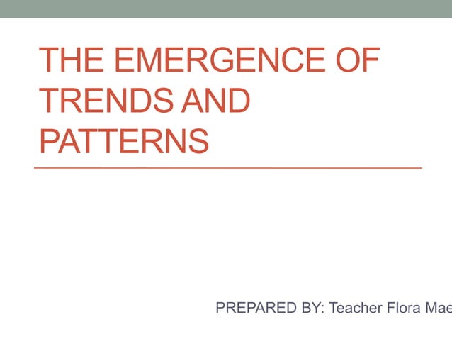 Definition of Trends | PPTX