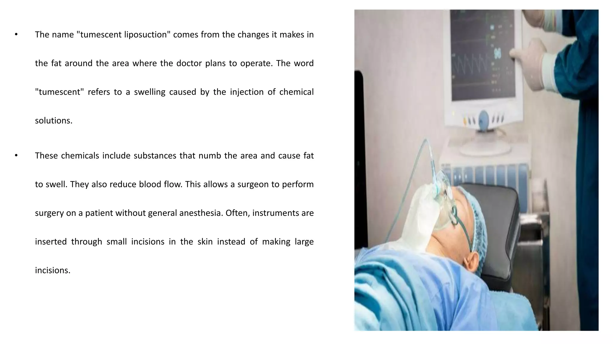 Definition of tumescent liposuction | PPTX