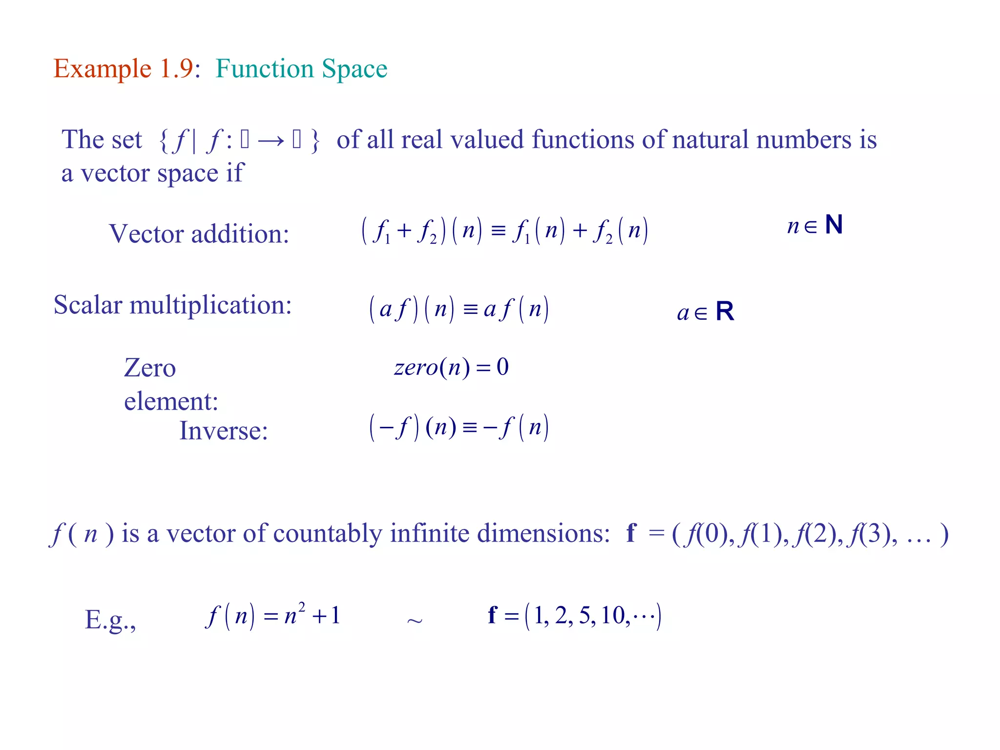 Definition ofvectorspace | PPT