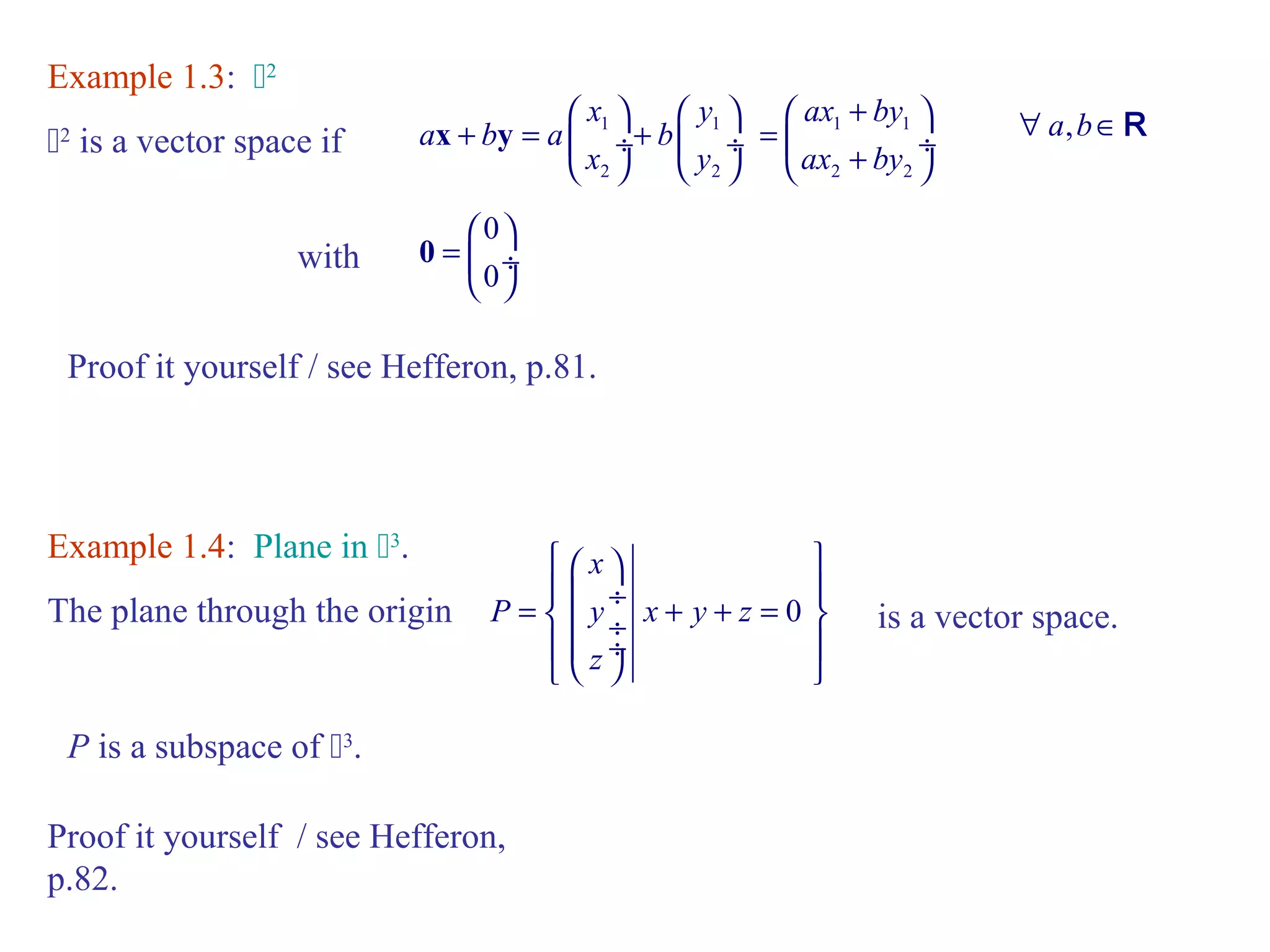 Definition ofvectorspace | PPT