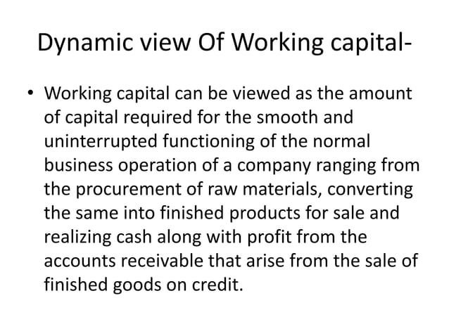 Definition of Working capital-.ppt
