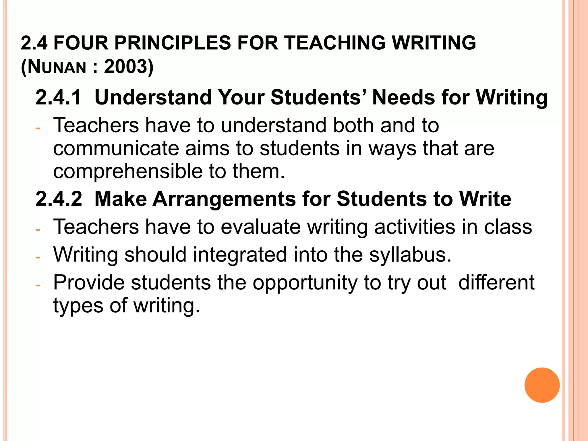 Definition of writing | PPTX