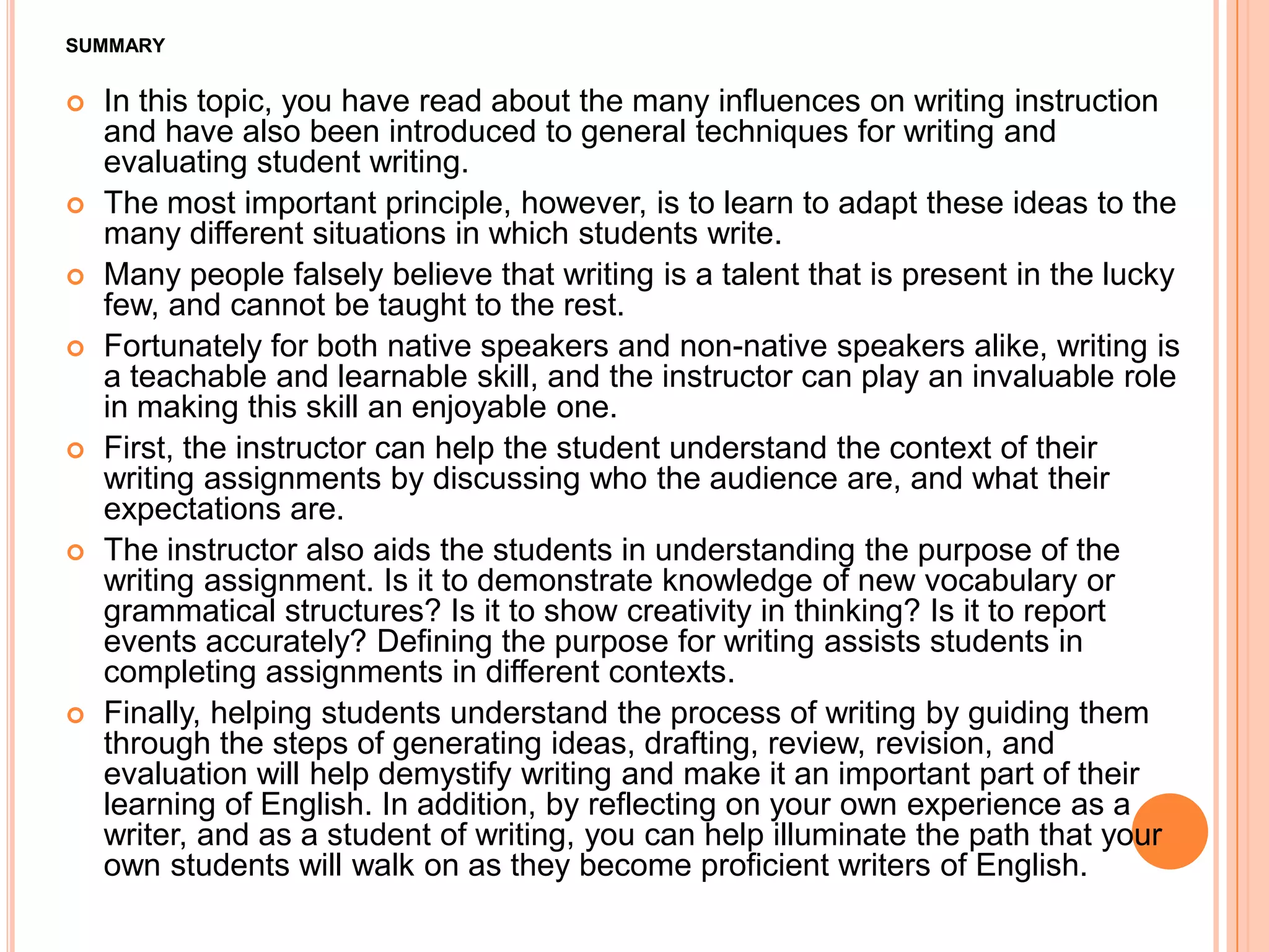 Definition of writing | PPTX