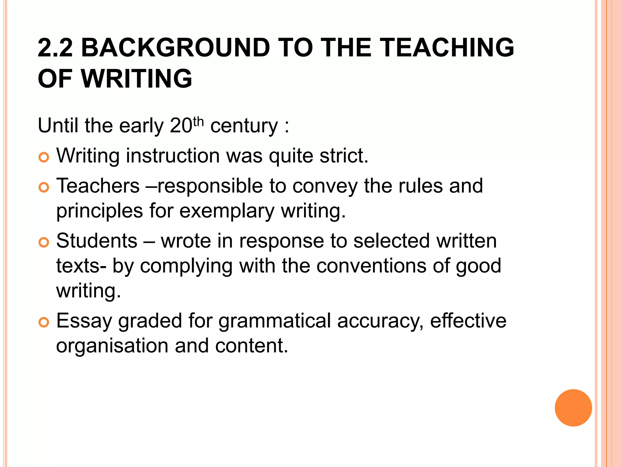 Definition of writing | PPTX | Educational Assessment | Education