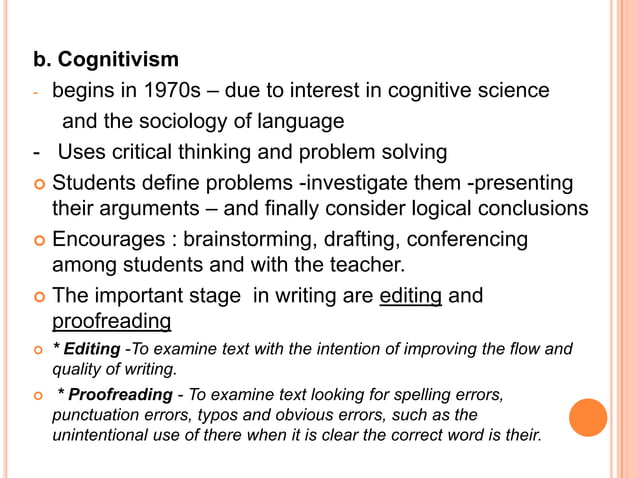 Definition of writing | PPTX | Educational Assessment | Education