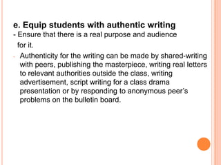Definition of writing | PPT