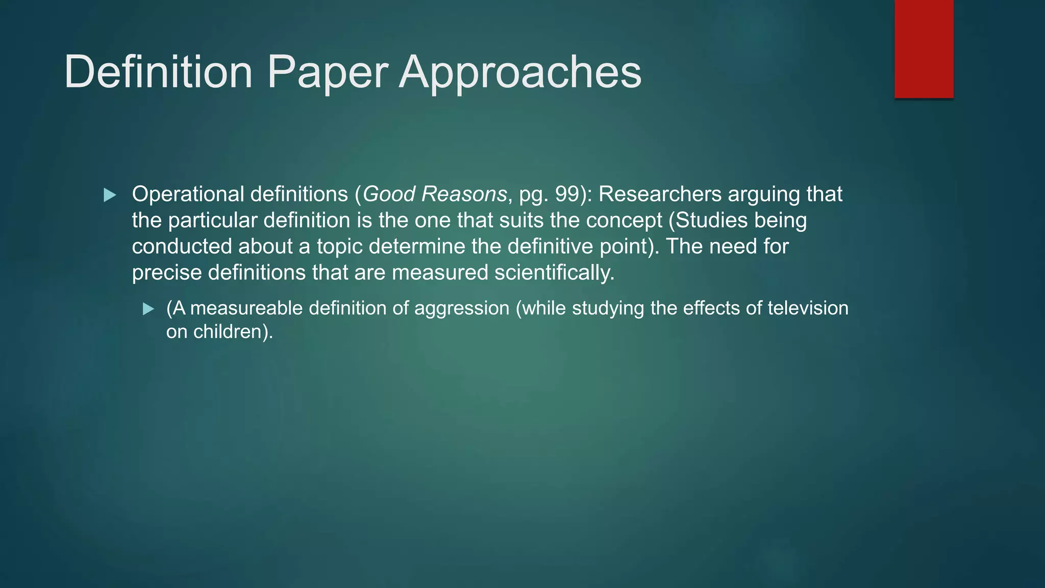 Definition paper | PPTX | Education