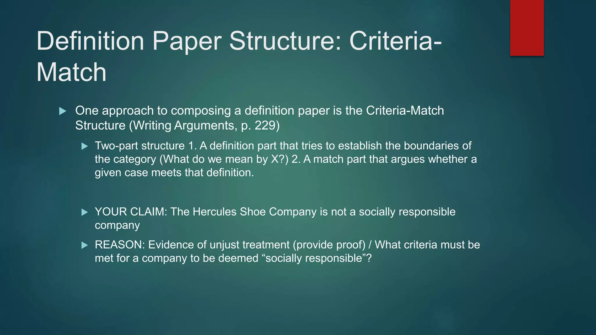 Definition paper | PPTX | Education