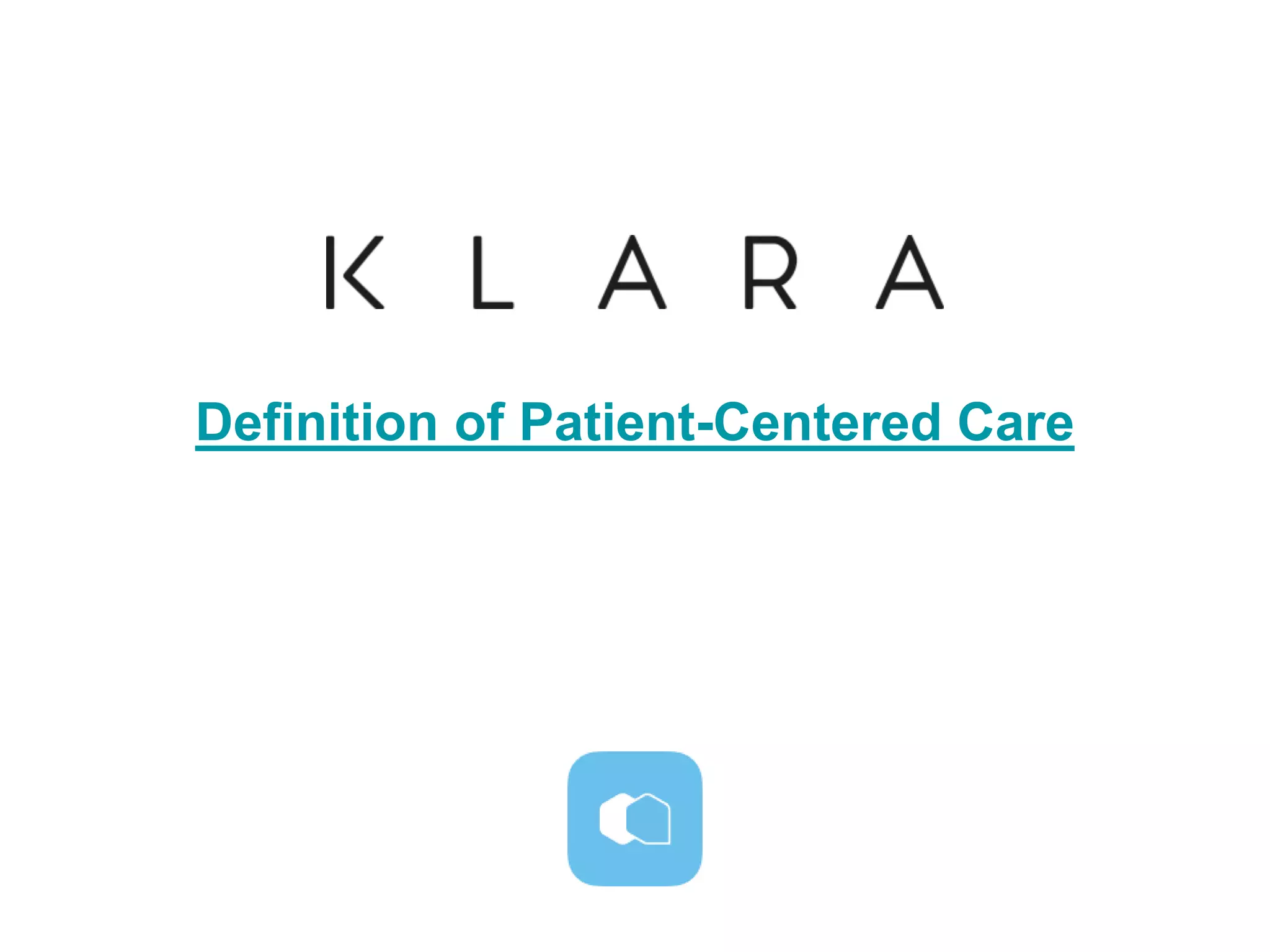 Definition: Patient-Centered Care | PPTX