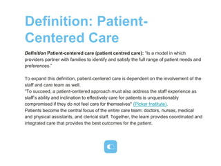 Definition: Patient-Centered Care | PPTX