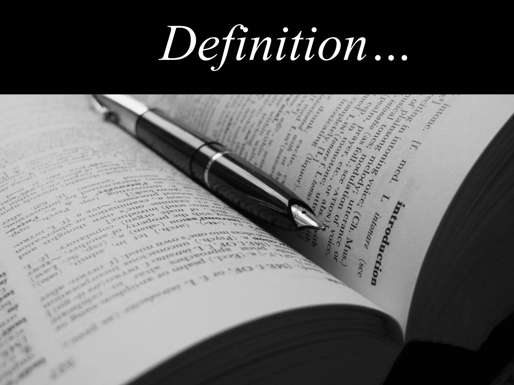Definition Presentation | PPT