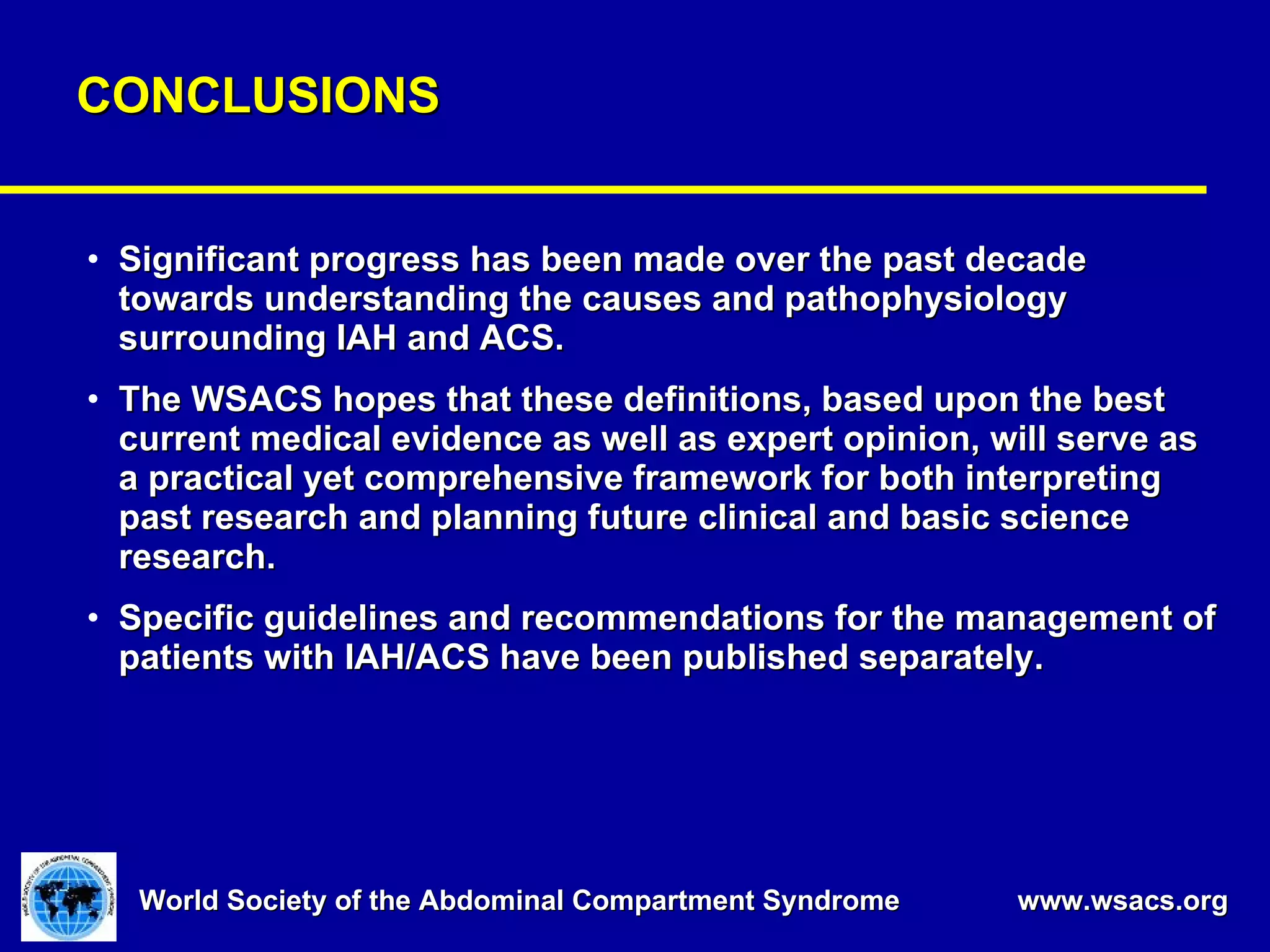 WSACS Definitions | PPT
