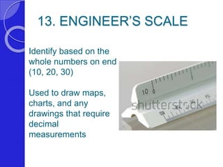 Definitions - Drafting Tools and Equipment.ppt