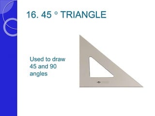 Definitions - Drafting Tools and Equipment.ppt