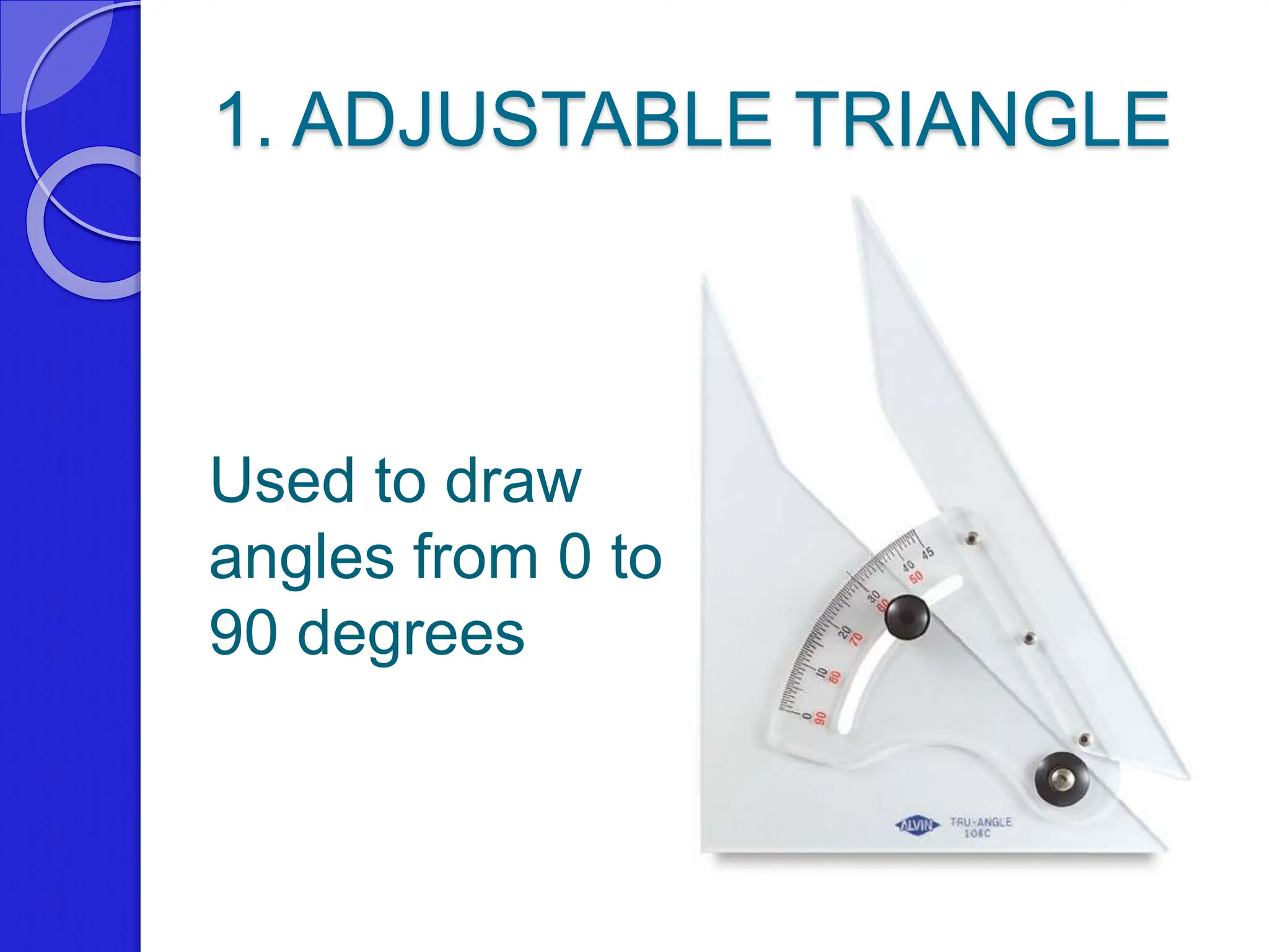 Definitions - Drafting Tools and Equipment.ppt