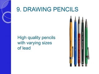 Definitions - Drafting Tools and Equipment.ppt