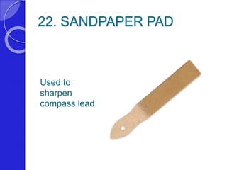 Definitions - Drafting Tools and Equipment.ppt