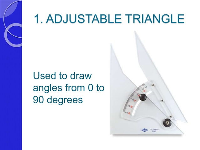 Definitions - Drafting Tools and Equipment.ppt