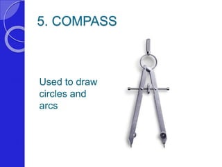 Definitions - Drafting Tools and Equipment.ppt