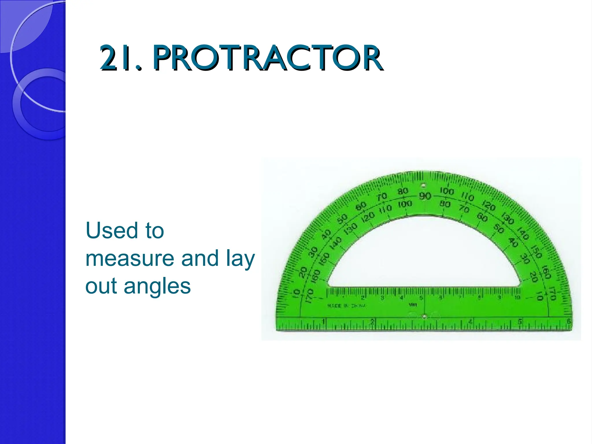 Definitions - Drafting Tools and Equipment.ppt