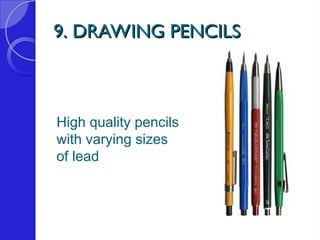 Definitions - Drafting Tools and Equipment.ppt