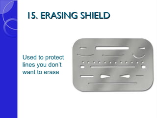 Definitions - Drafting Tools and Equipment.ppt