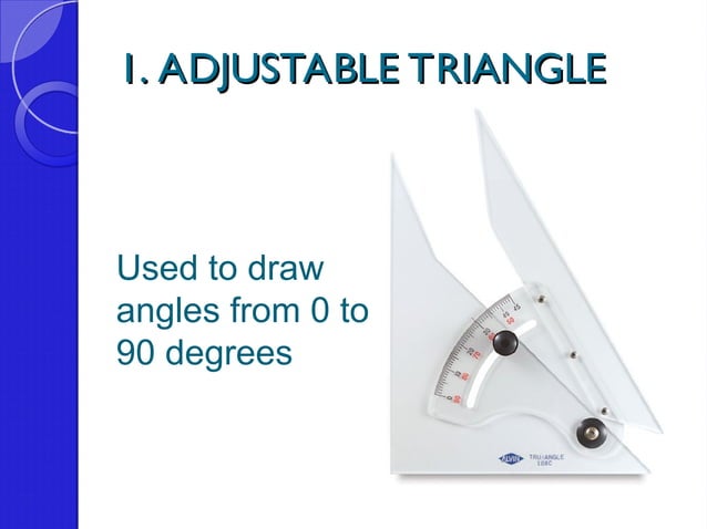 Definitions - Drafting Tools and Equipment.ppt