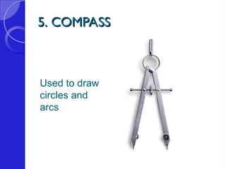 Definitions - Drafting Tools and Equipment.ppt
