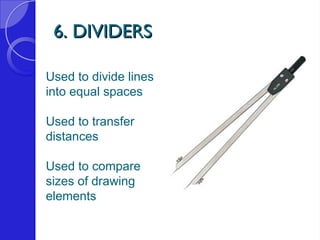 Definitions - Drafting Tools and Equipment.ppt