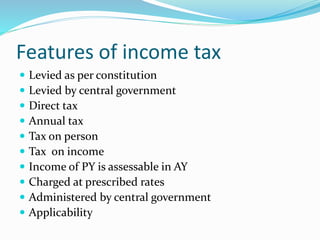 Definitions u/d Income tax Act 1961 | PPTX