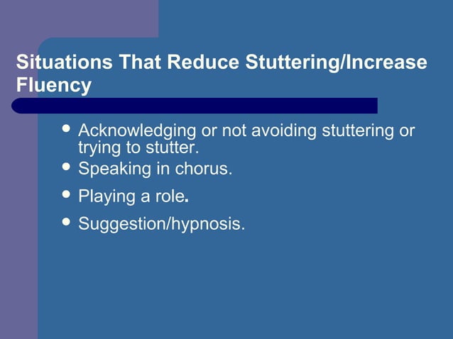 Introduction to Stuttering | PPT | Brain and Nervous System Disorders ...