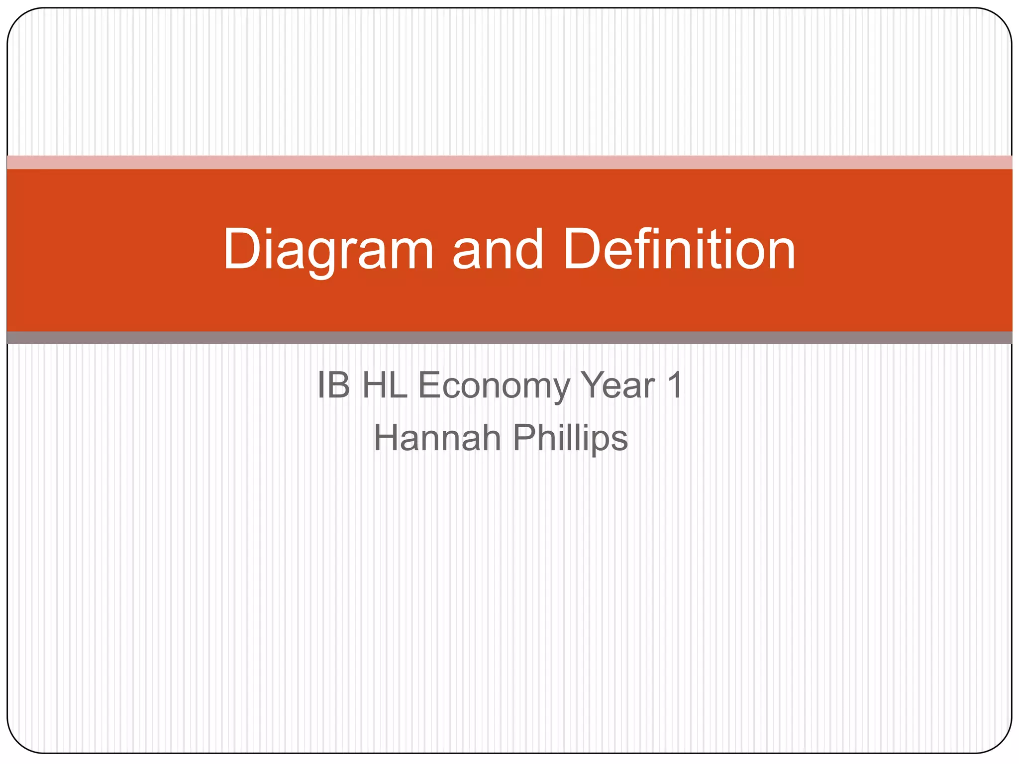Definitions and diagrams | PPTX