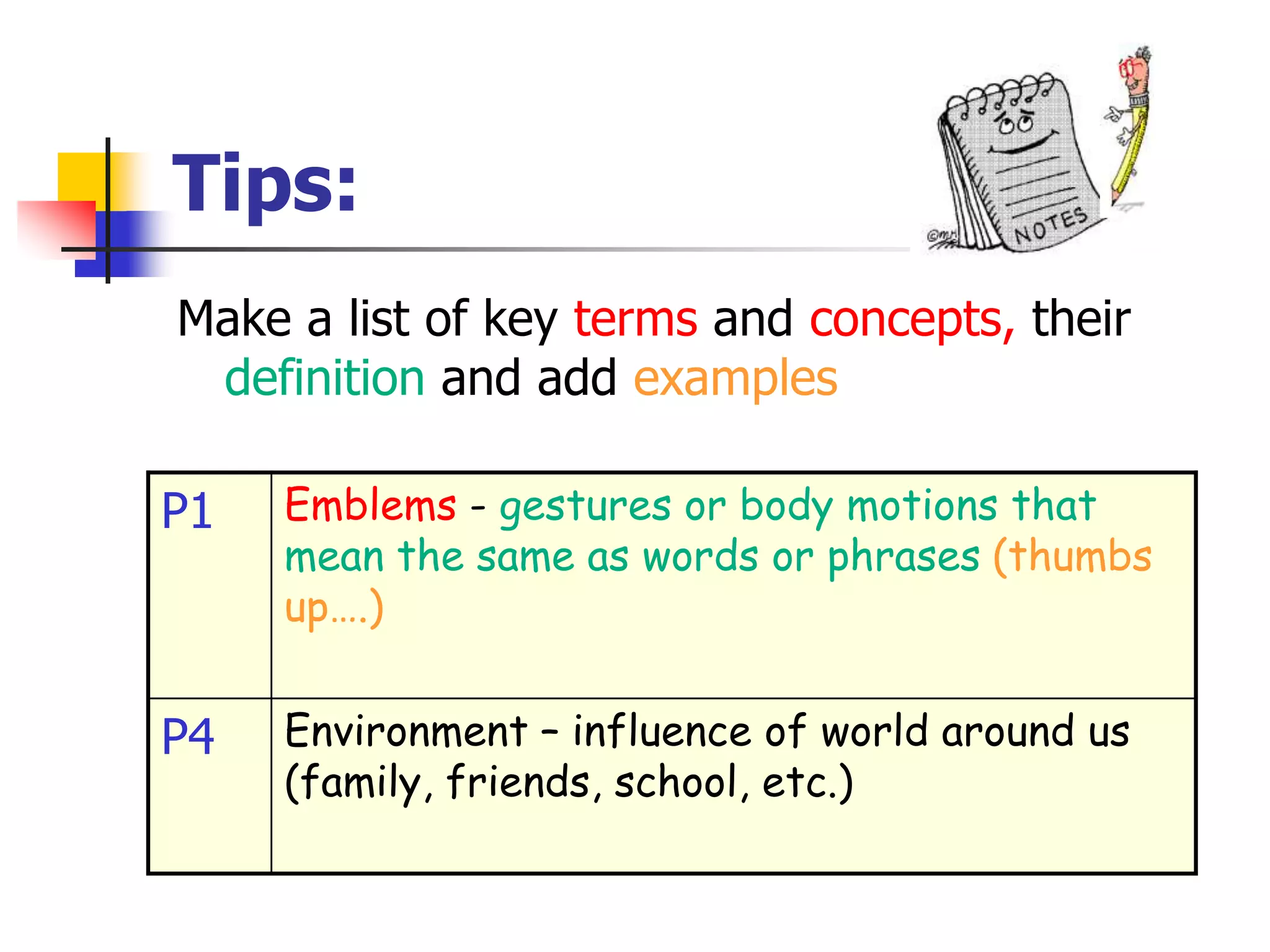 Definitions And Examples | PPTX