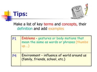 Definitions And Examples | PPTX