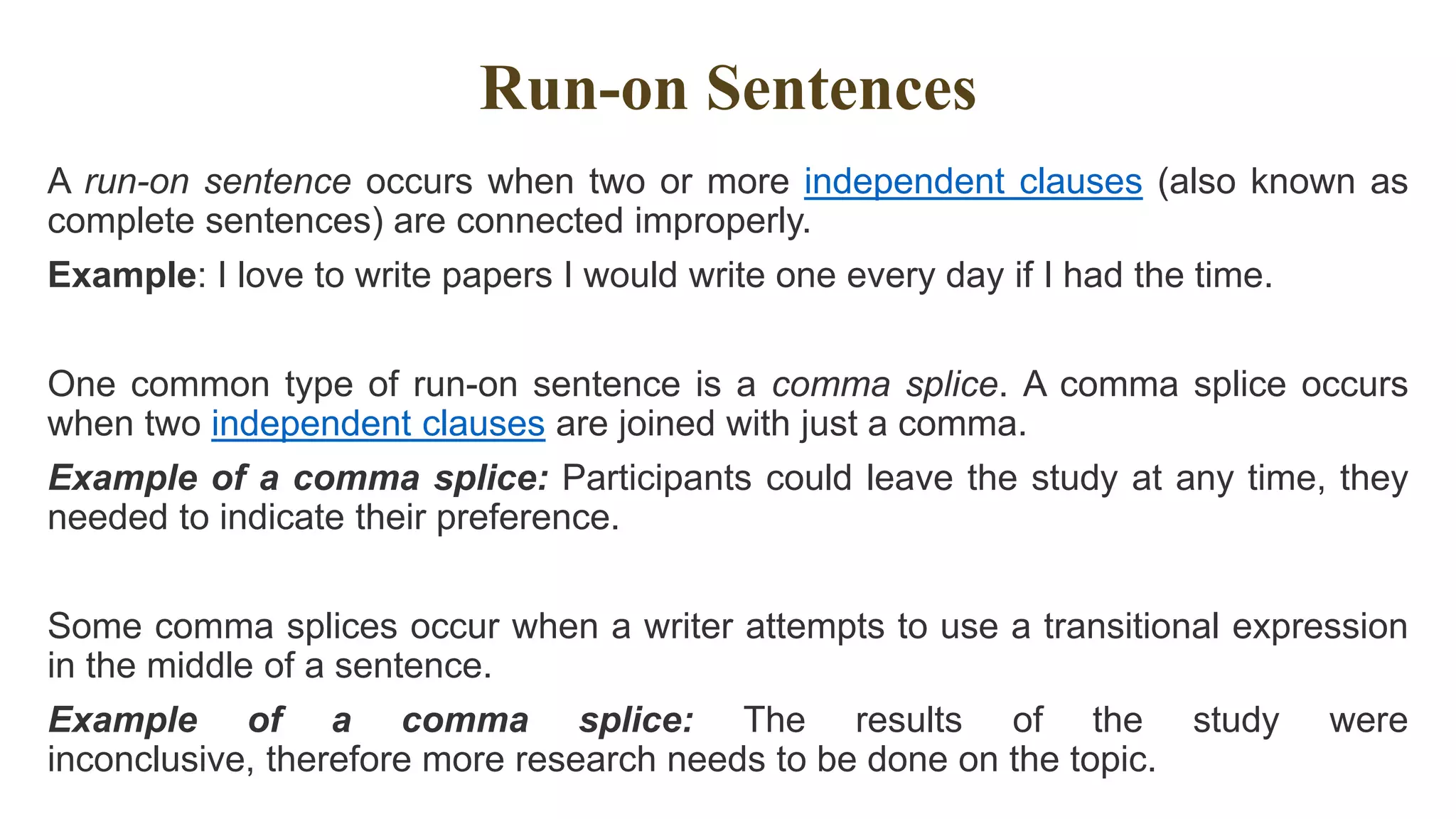Definitions and examples of basic sentence elements | PPT | Free Download
