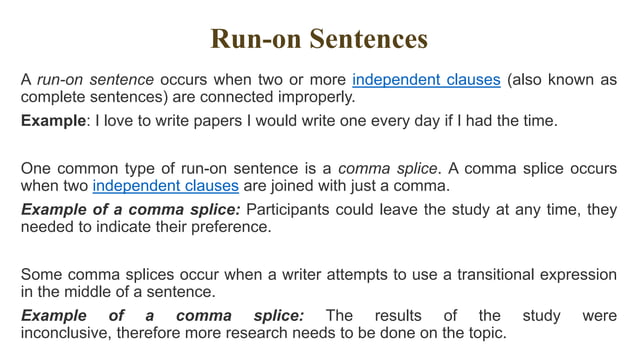 Definitions and examples of basic sentence elements | PPTX