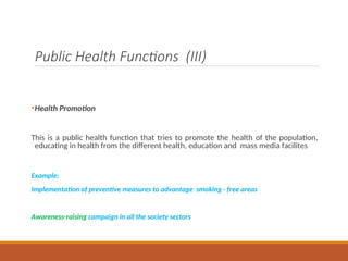 Definitions and functions of Public Health.ppt