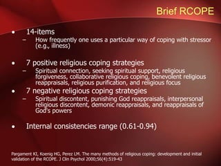 Definitions and Measurement of Religion | PPT
