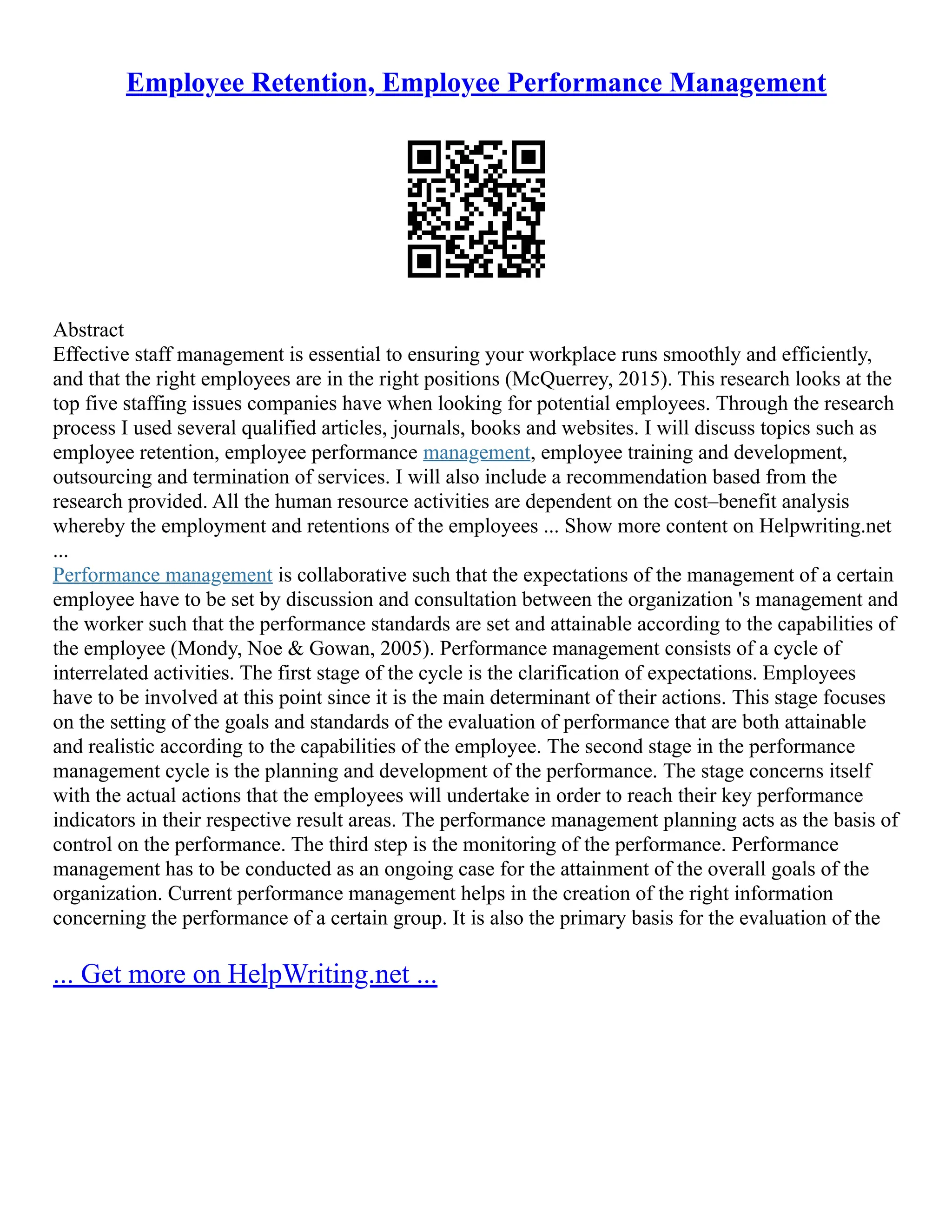 Definitions And Overview Of Business Performance Management | PDF