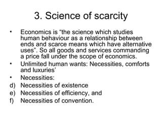Definitions And Scope Of Economics 5 | PPT