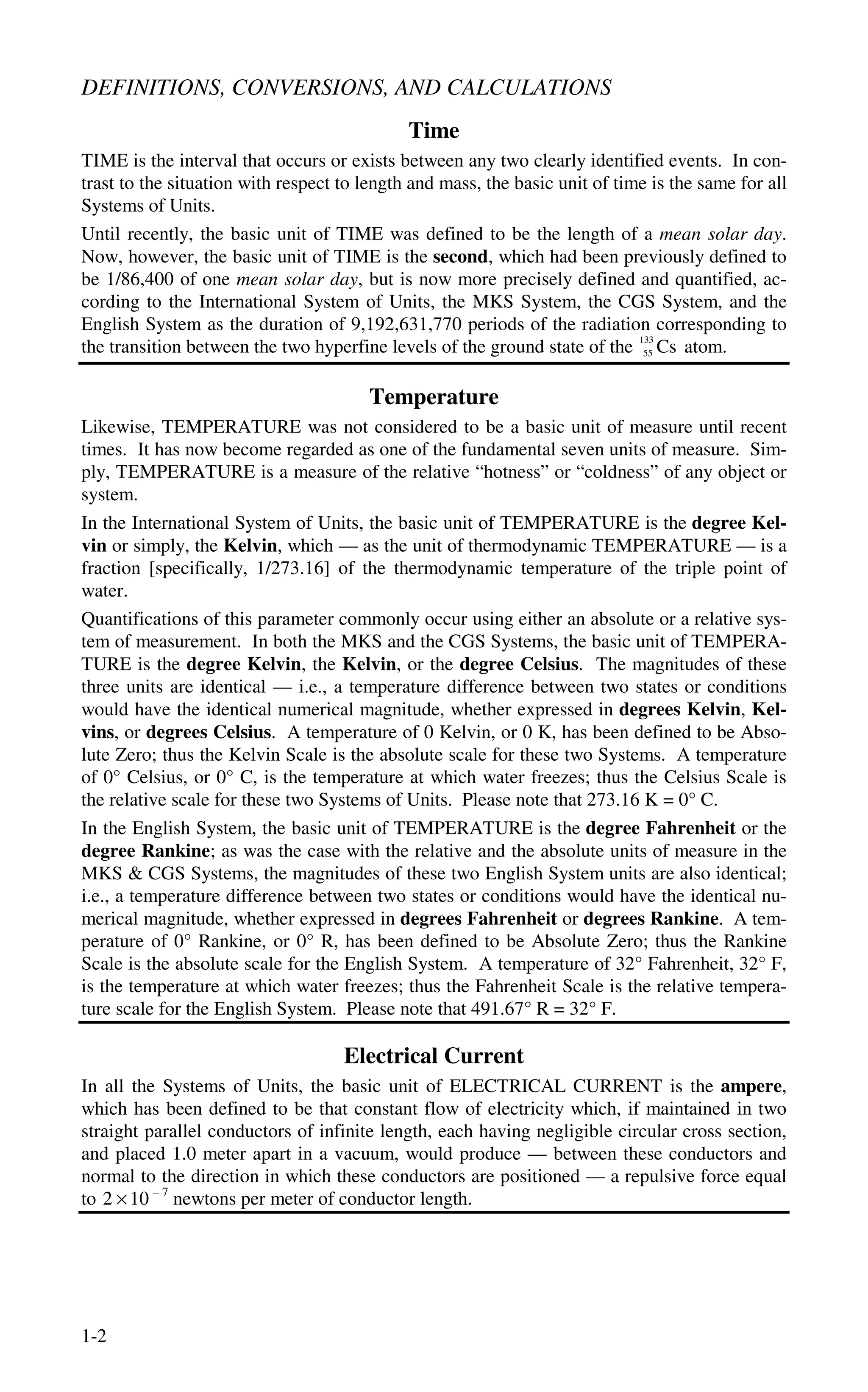 Definitions, Conversions, and Calculations for Occupational Safety and ...