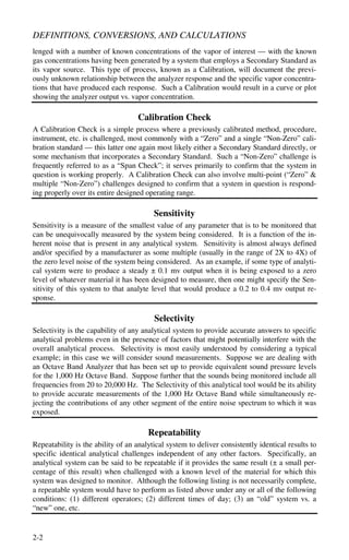 Definitions, Conversions, and Calculations for Occupational Safety and Health Professionals ...