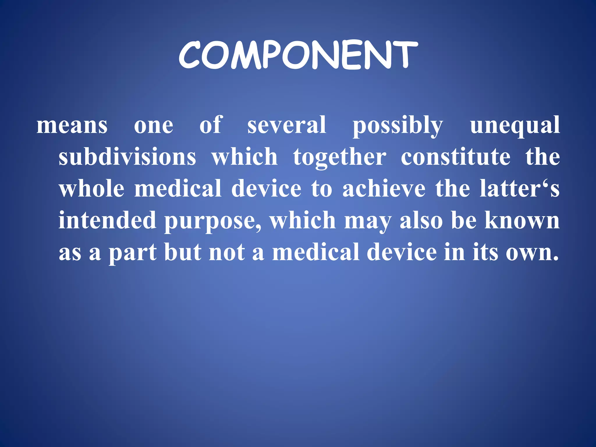 Definitions according to Drug Regulatory Authority of Pakistan (DRAP ...