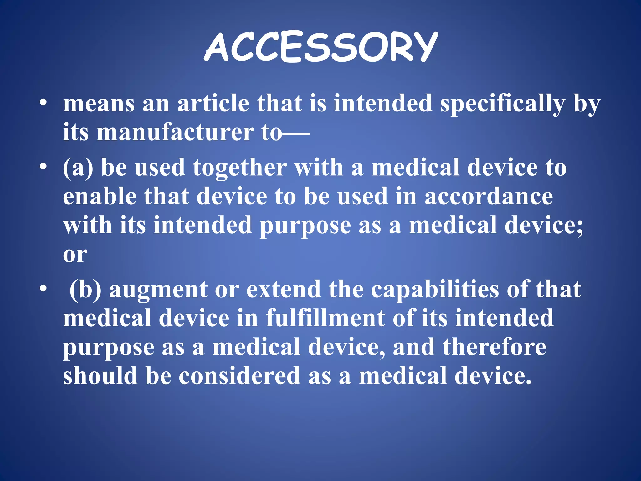 Definitions according to Drug Regulatory Authority of Pakistan (DRAP ...