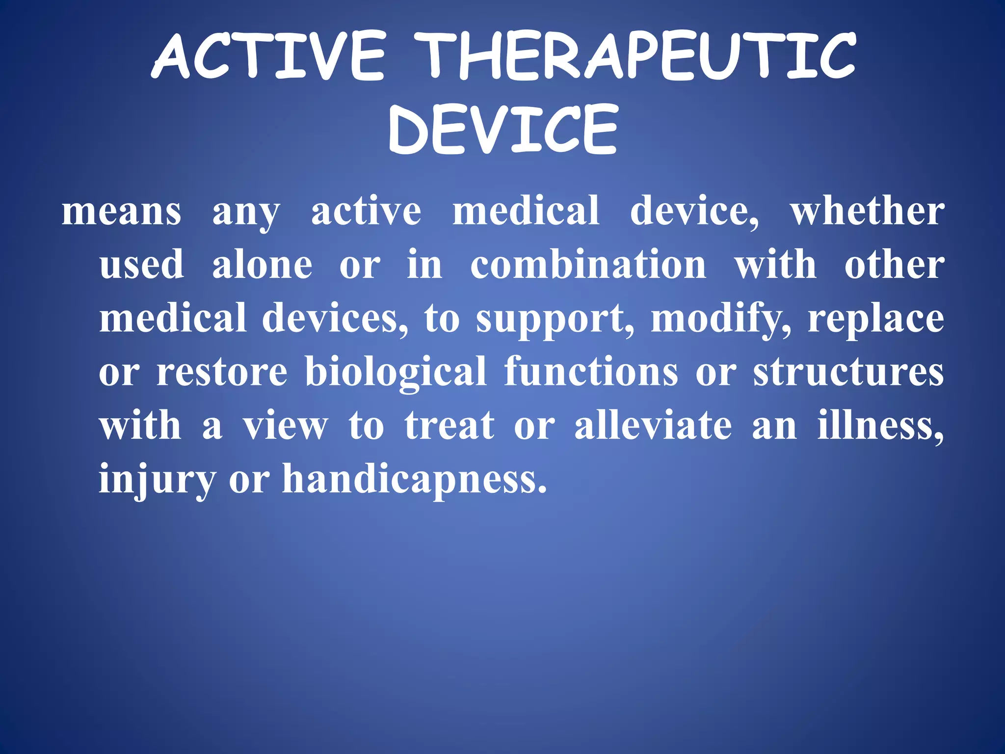 Definitions according to Drug Regulatory Authority of Pakistan (DRAP ...